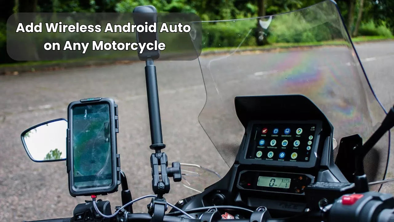 How to Get Wireless Android Auto on Any Motorcycle? – CarPlay Motorcycle