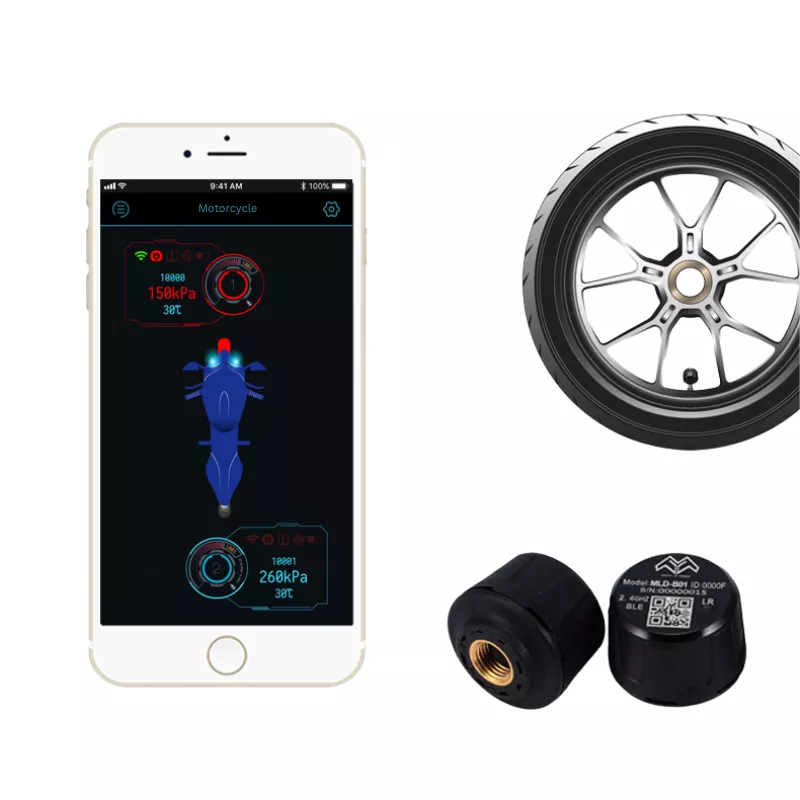 Smart Motorcycle TPMS with Accurate Tire Monitoring and Alerts-AM41 ...